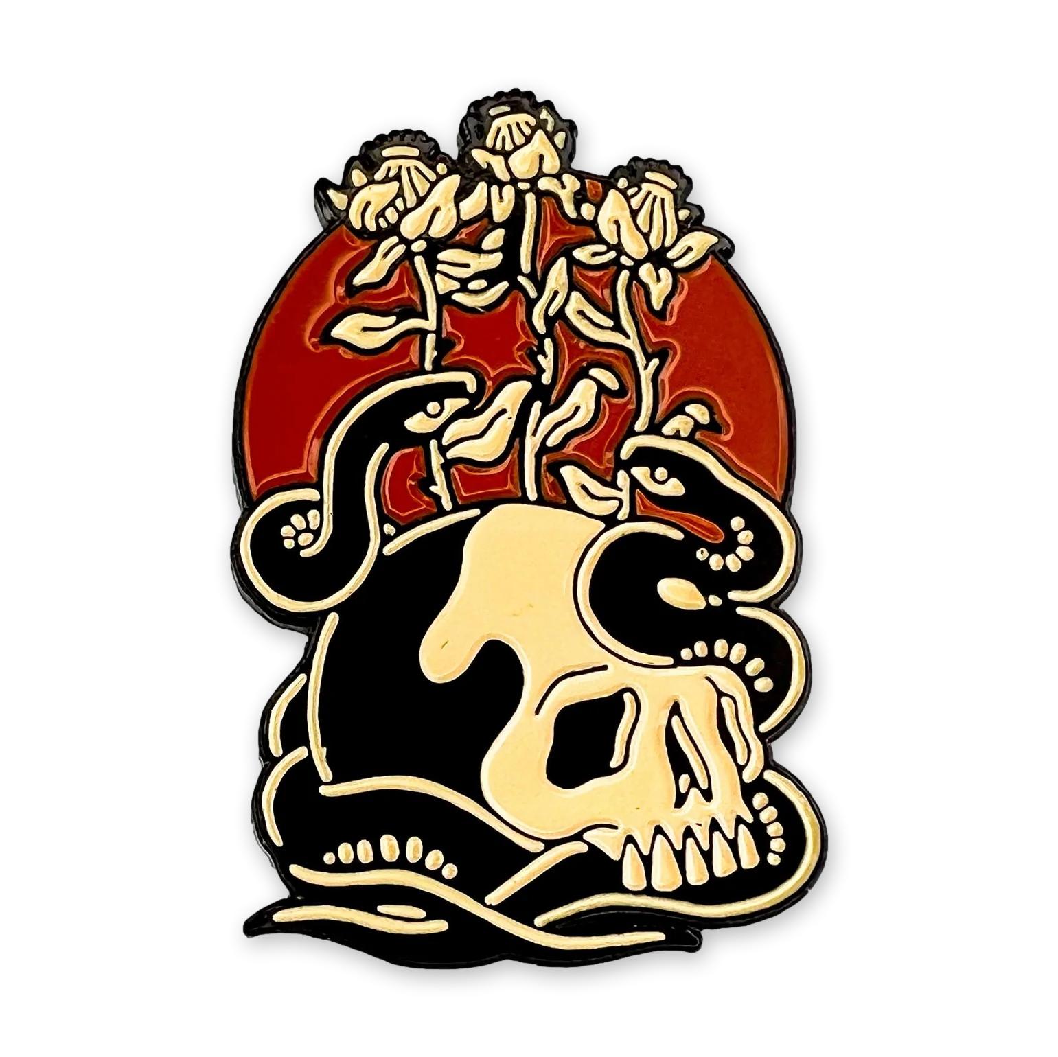 Fireball Limited Edition Desert Skull Pin