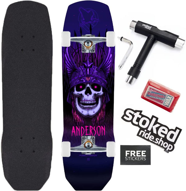 Powell-Peralta Flight Andy Anderson Crane Skull Pro Skateboard Complet
